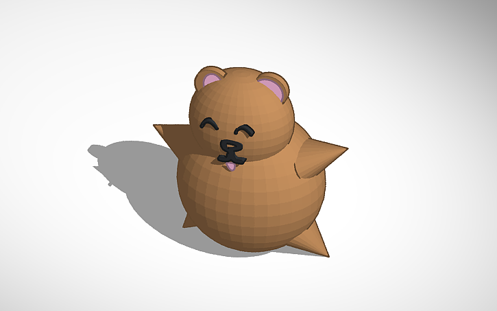 3D design bear | Tinkercad