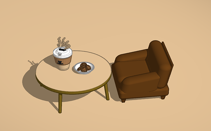 3D design Coffee - Tinkercad