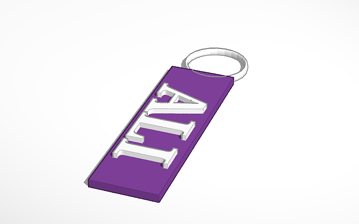 3D design Llavero.stl - Tinkercad