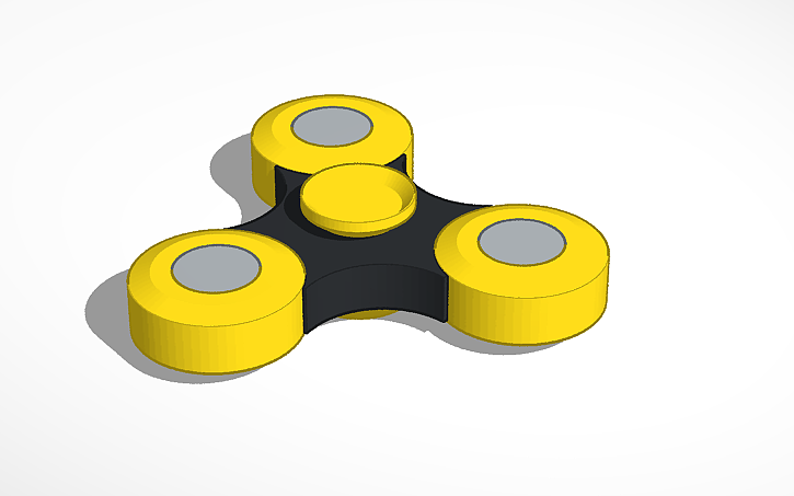 3D design Fidget Spinner - Tinkercad