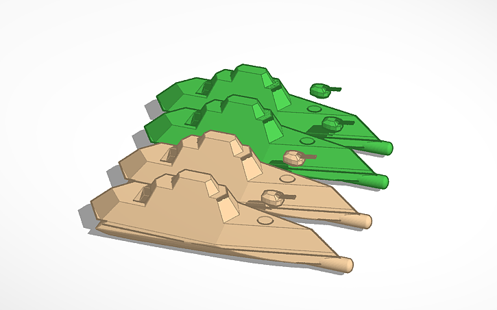 3D design army men bouts - Tinkercad