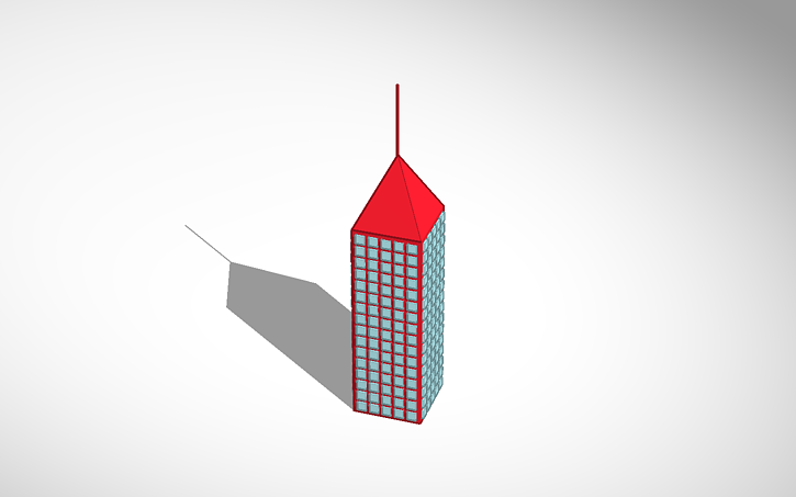3D design skyscraper - Tinkercad