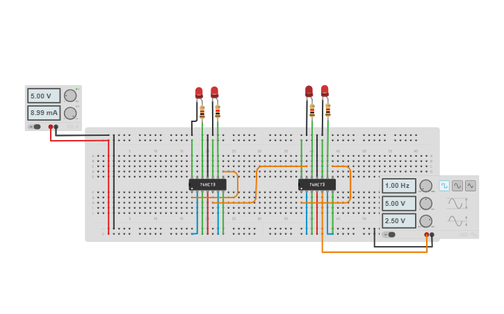 Circuit Design 4 Bit Asynchronous Down Counter Using Jk Flipshamim 2572