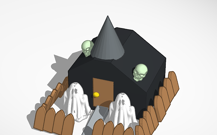 3D design Francisco Haunted House - Tinkercad