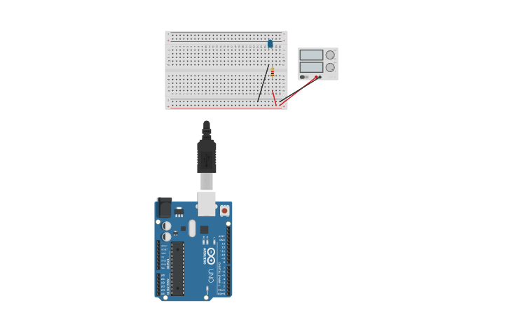 Circuit design basic LED lab 1 - Tinkercad