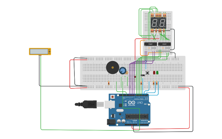 Circuit design lab8 - Tinkercad