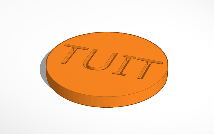 Double Sided Round TUIT by jwilli_47 | Download free STL model ...