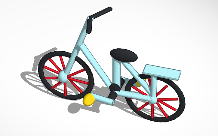 3D design fiets - Tinkercad