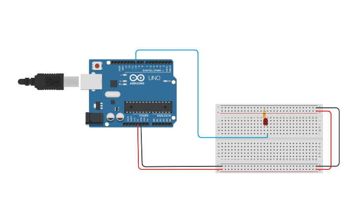 Circuit design Led Intermitente | Tinkercad