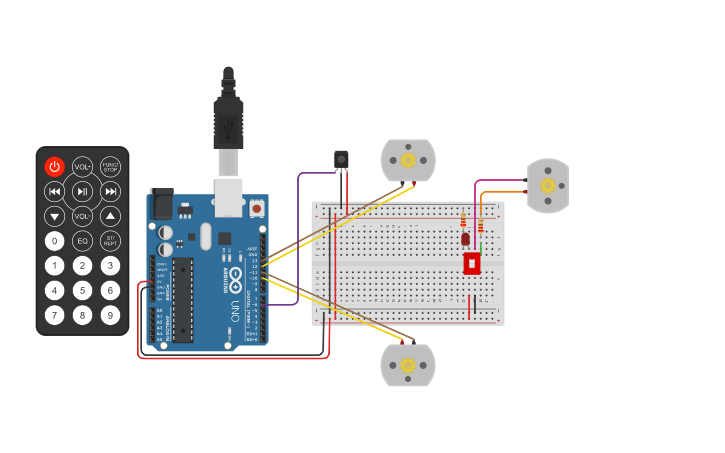Circuit design Embedded_Water waste - Tinkercad