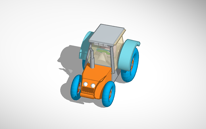 3D design Tractor - Tinkercad