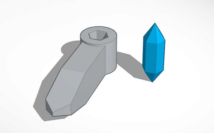 3D design crystal tool | Tinkercad