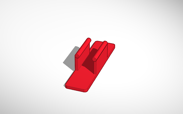 3D design pen clip - Tinkercad