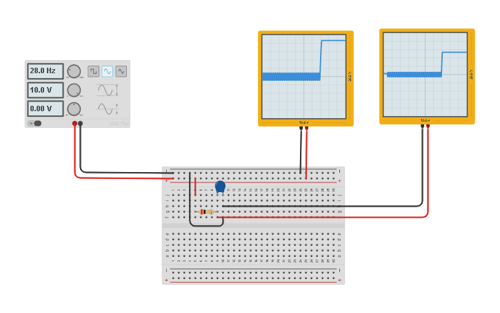 Circuit design exercicio 11 capacitores - Tinkercad Circuit design exercicio 11 capacitores - Tinkercad
