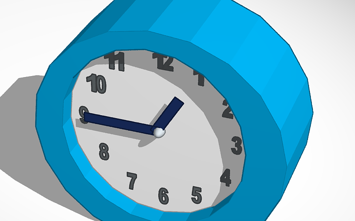 3D design Reloj - Tinkercad