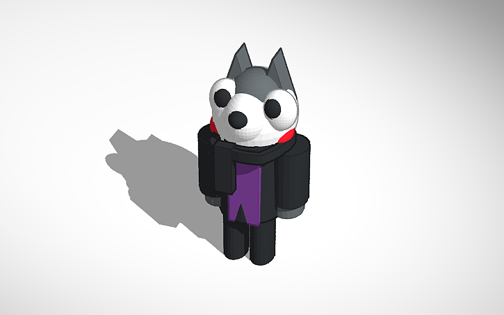 3D design Willow wolf - Tinkercad