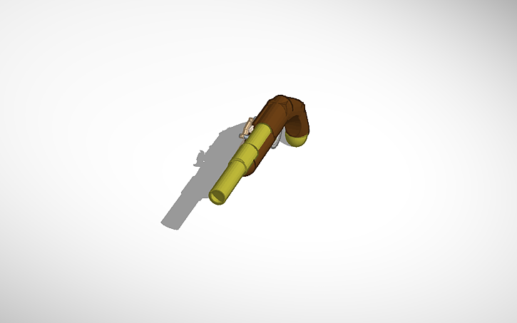 3D design A Flintlock Pistol - Tinkercad