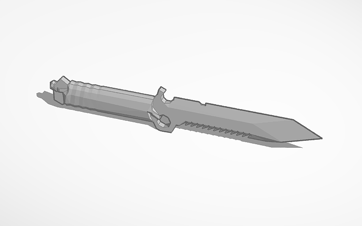 3D design Call of duty Knife - Tinkercad