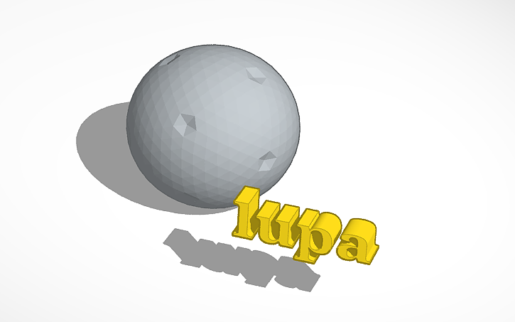 3d Design Luna Tinkercad