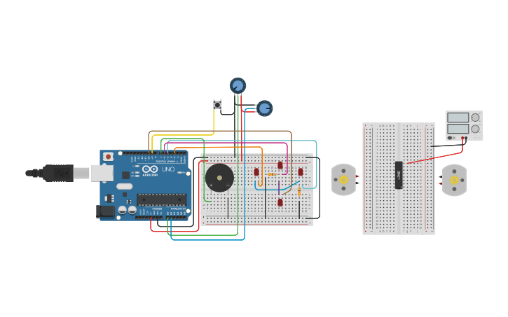 Circuit Design Brillo Joystick Tinkercad