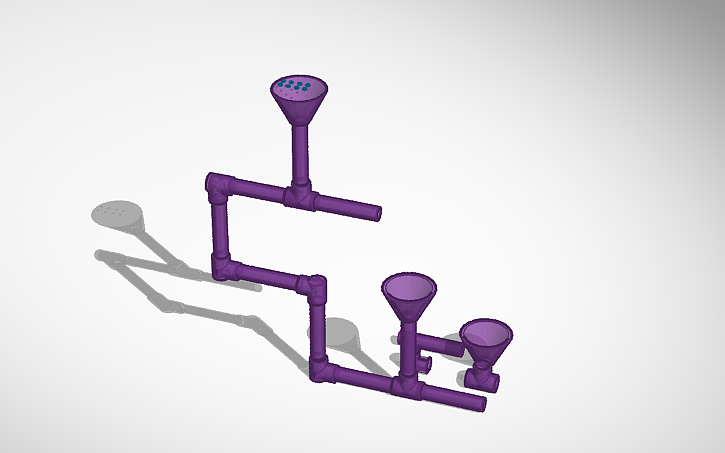 3D design Water flow sim - Tinkercad