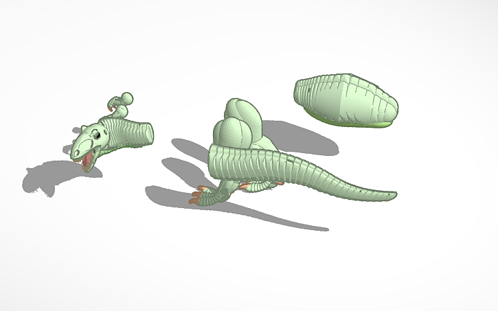 3D design Copy of #TinkerTogether-T Rex, 4/8/20 - Tinkercad