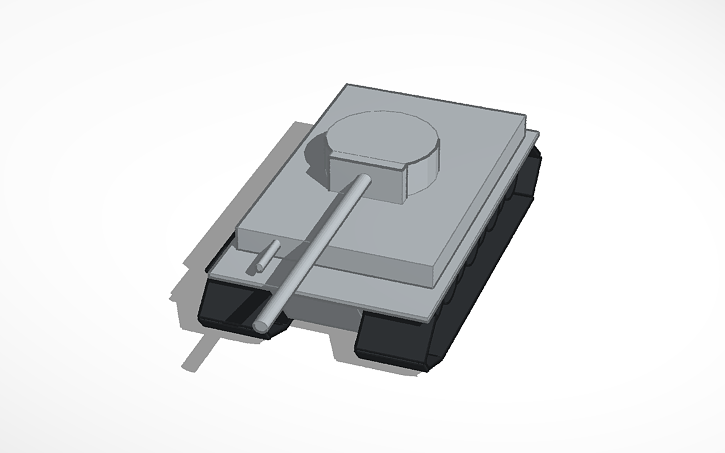 3D design tiger tank | Tinkercad