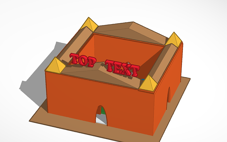 3D design Cool Building #2 - Tinkercad