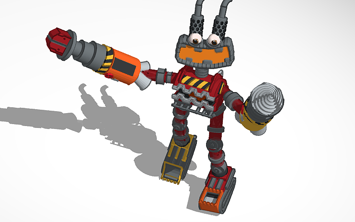 3D design Earth Island epic wubbox (pose 1) - Tinkercad 3D design Earth Island epic wubbox (pose 1) - Tinkercad