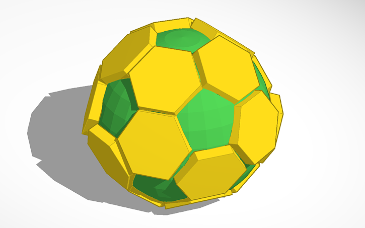 3D design fifa world cup ball brazil | Tinkercad