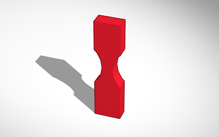 3D design test print - Tinkercad