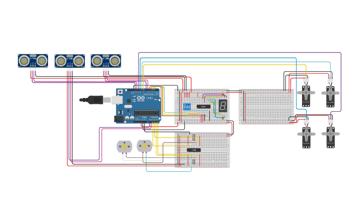 Circuit design Heechan Bot - Tinkercad