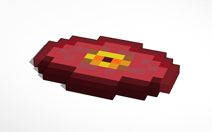 3D design Minecraft Pigstep - Tinkercad