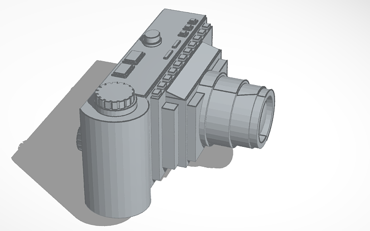 3D design camera - Tinkercad