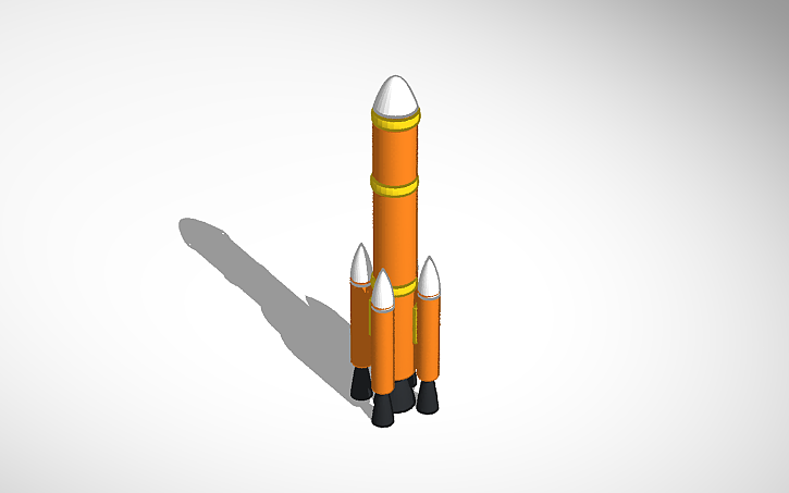 3D design Rocket - Tinkercad