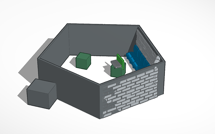 3D design Among Us inside of ship | Tinkercad