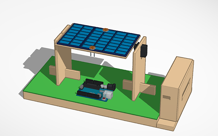 3d Design Arduino Solar Tracker Tinkercad