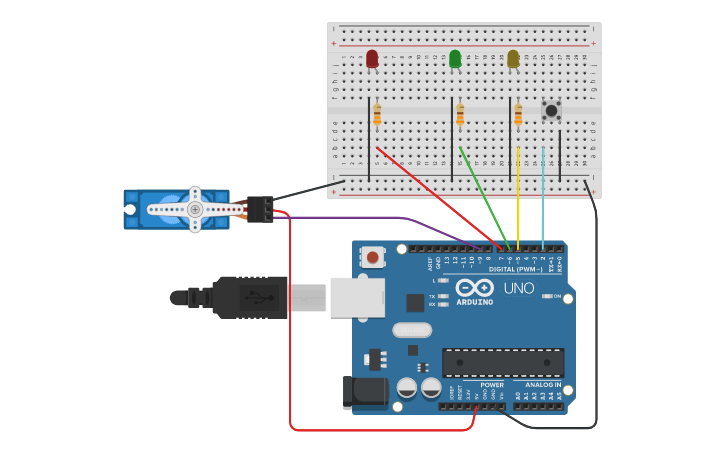 Circuit design String Com - Tinkercad