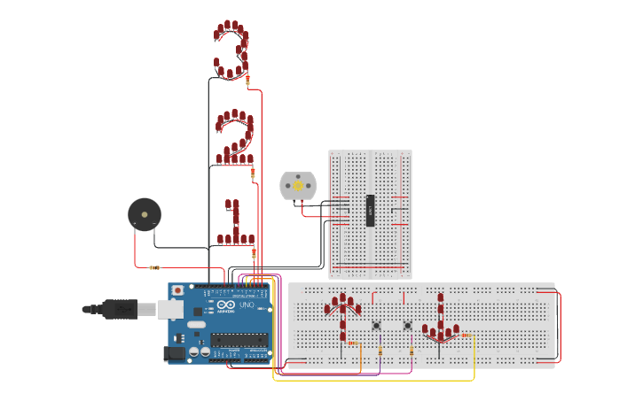 Circuit design elevator - Tinkercad