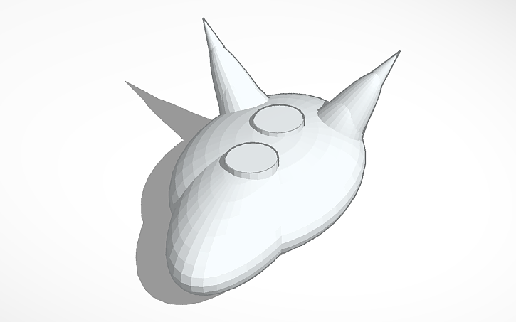 3D design The Promised Neverland Demon Mask - Tinkercad