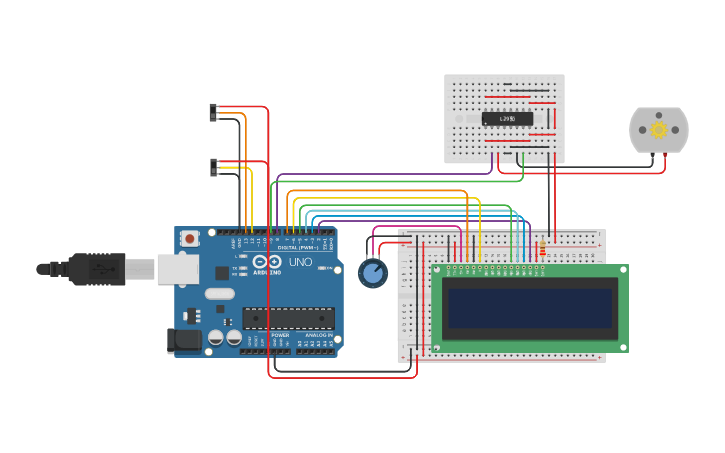 Circuit design Parte A-1b) e c) | Tinkercad