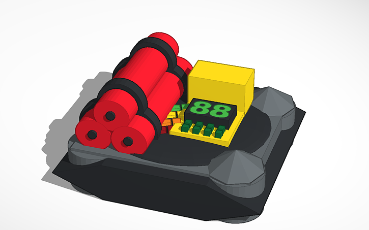3D design BOMB - Tinkercad