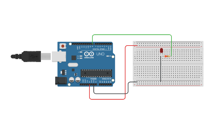 Circuit design Funcionamiento del bucle For en Arduino | Tinkercad