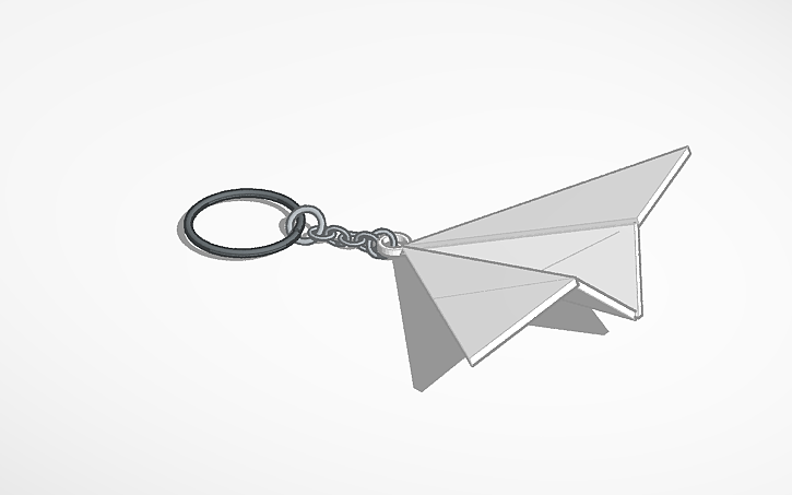3D design Paper Airplane - Tinkercad
