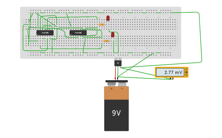 Circuit design Lab13-Bài2 - Tinkercad