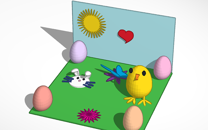 3D design Easter - Tinkercad
