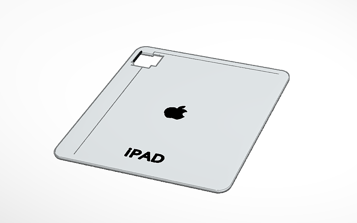 3D design IPad Pro Case - Tinkercad