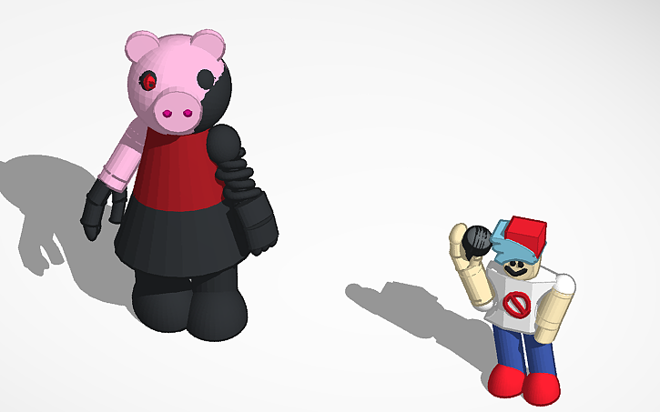 3D design distorted penny FNF - Tinkercad