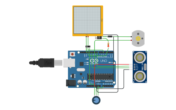 Circuit design ACC_embedded C | Tinkercad