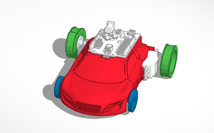 3d Design Arduino Robotic Car Tinkercad